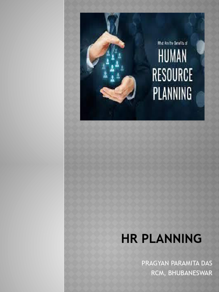 HRM PPT 2 HR Planning | PDF | Human Resources | Forecasting