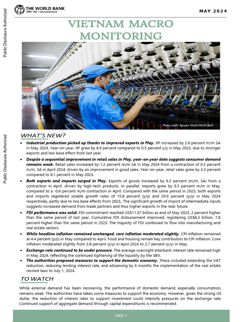 Worldbank Report - May 2024 - EN | Download Free PDF | Inflation ...