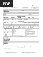 Hoja Atencion Prehospitalaria