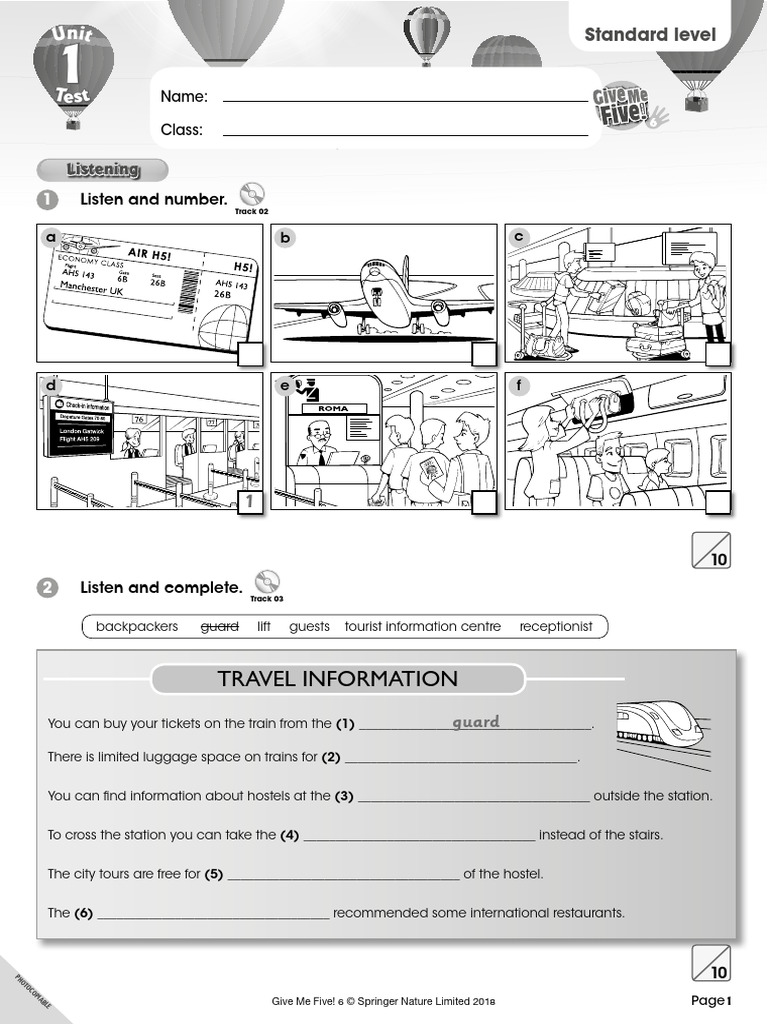 GMF L6 Units 1-9 Standard Level Tests | PDF | Chocolate | Cocoa Bean
