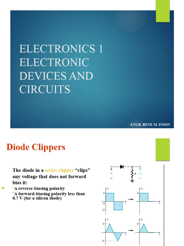 Clipper | PDF | Diode | Computer Engineering