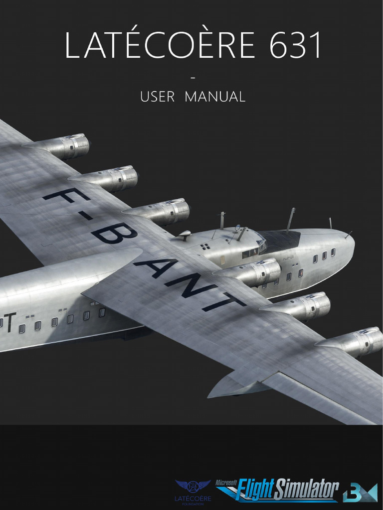 Microsoft User Manual LATECOERE 631 | PDF | Cockpit | Seaplane
