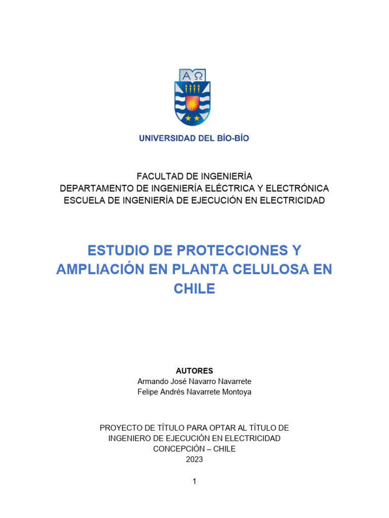 Proyecto Título Informe Extenso Armando Navarro-Felipe Navarrete | PDF ...