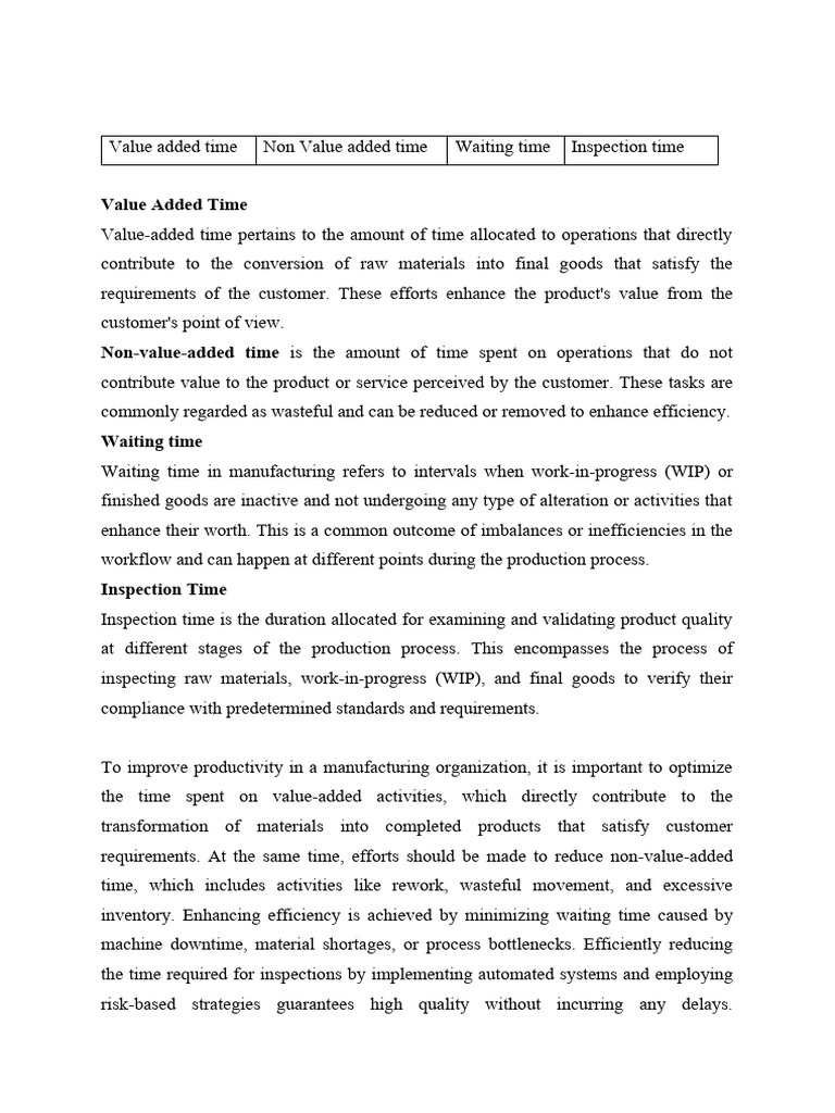 KPI Descriptions | Download Free PDF | Lean Manufacturing | Reliability ...