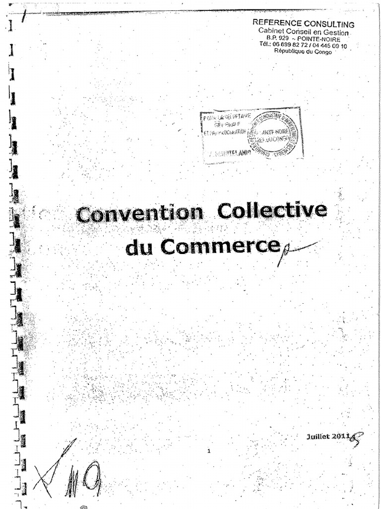 Convention Collective Du Commerce | PDF
