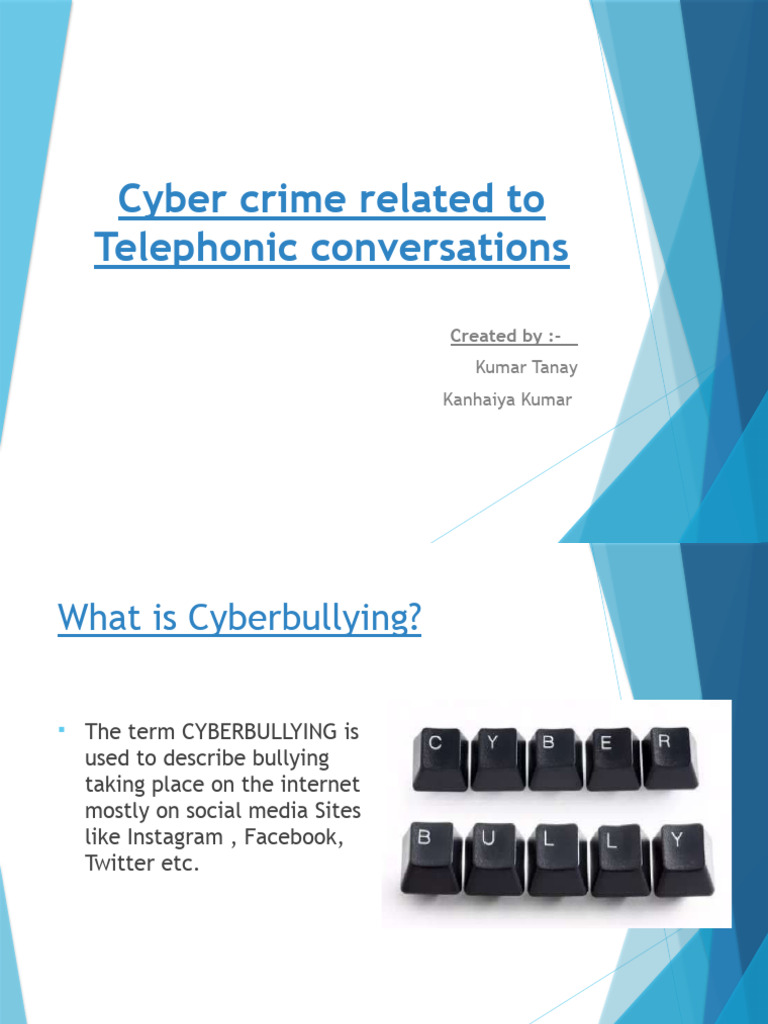 Raw PPT On Cyberbulling | PDF | Cyberbullying | Bullying