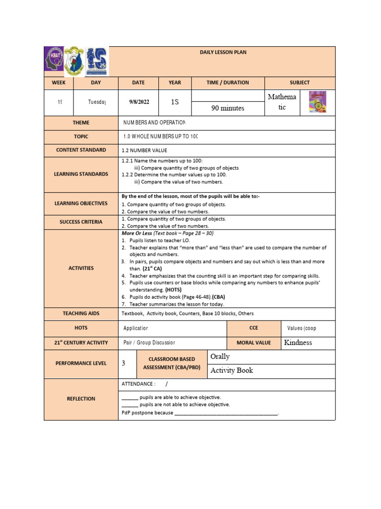 1S Mathema Tic 90 Minutes: More or Less (Text Book - Page 28 - 30 ...