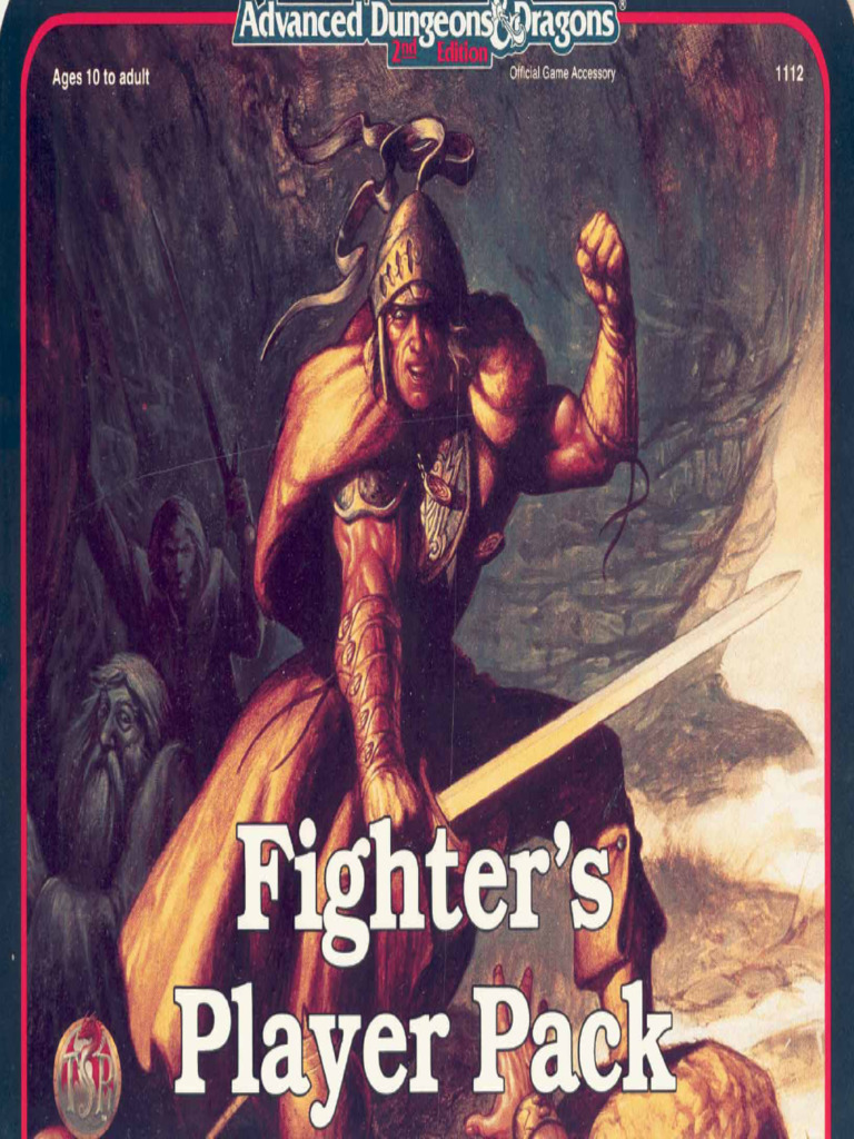 ADnD Player Pack - Fighter 2nd Edition | PDF | Paint | Tsr, Inc.