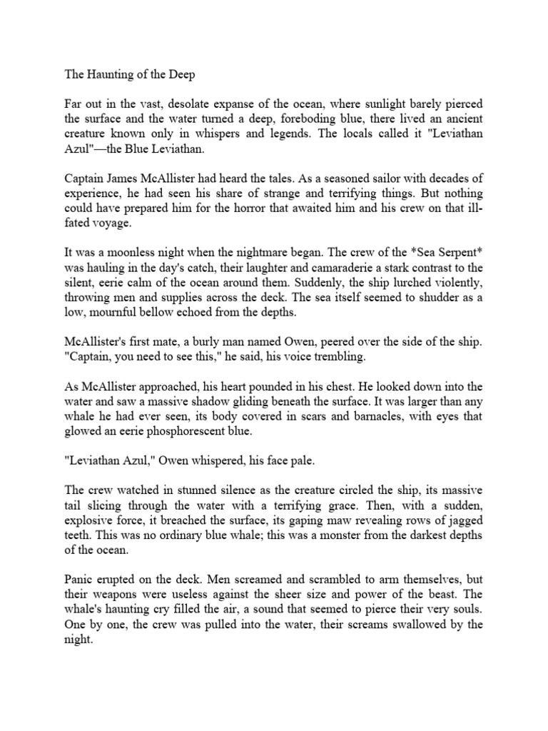 Hunting of The Deep | PDF