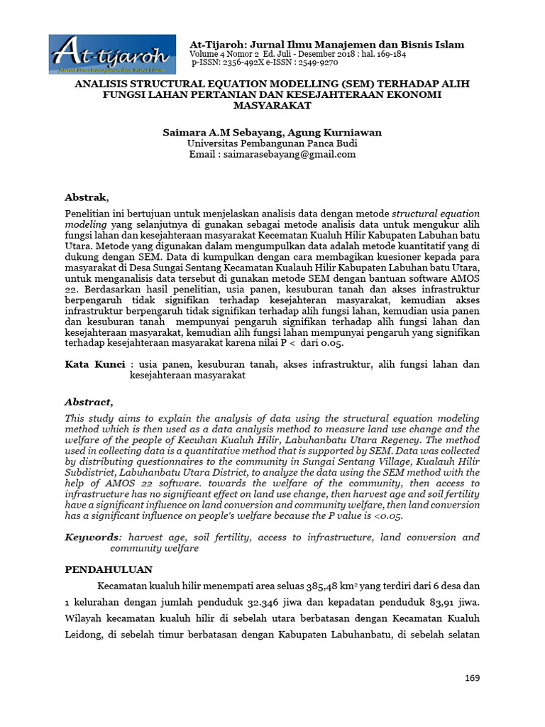 Analisis Structural Equation Modelling Sem Terhada Pdf