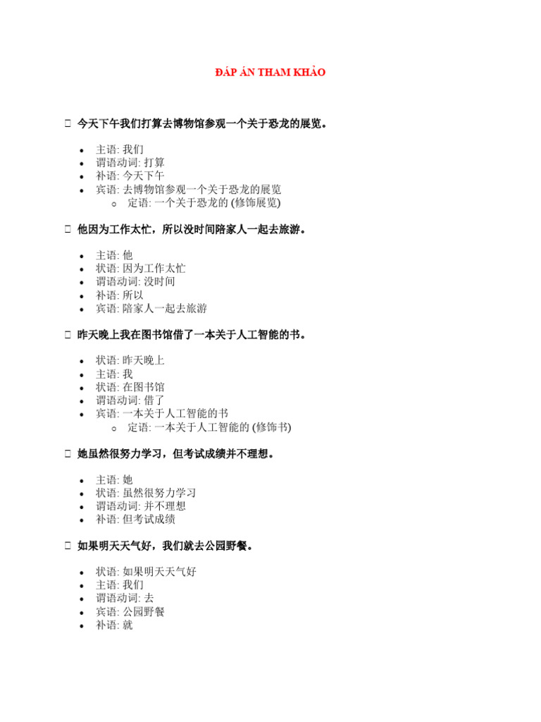 Đáp Án Tham KH o | PDF