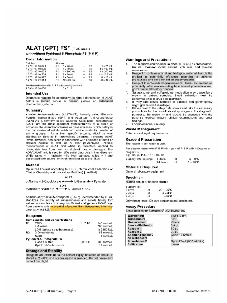 ALT Lab Inserts | PDF