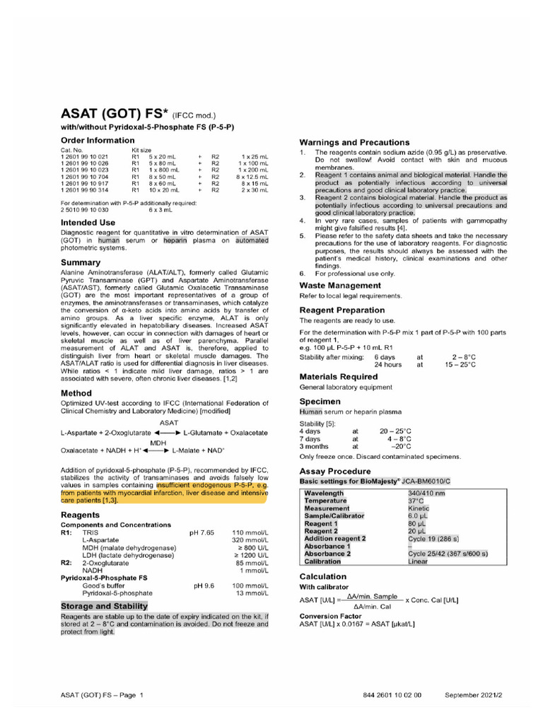 AST Lab Inserts | PDF