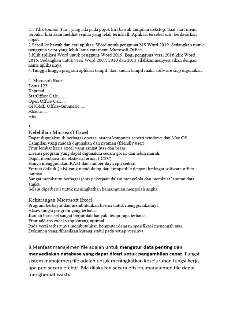 Microsoft Word | PDF