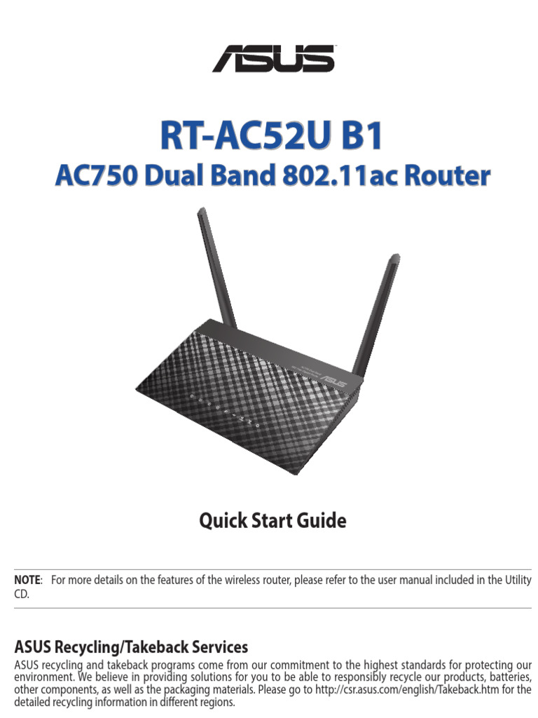 Rtac52u b1 | PDF | Electromagnetic Interference | Computer Network