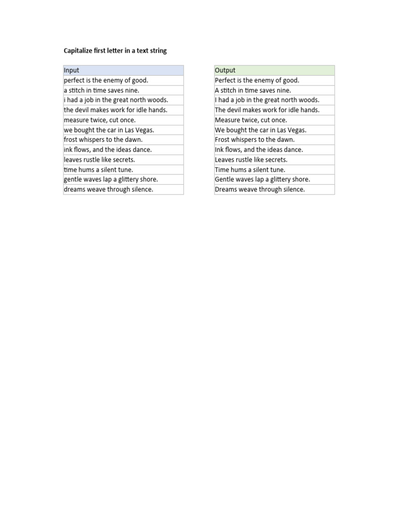 Capitalize First Letter | PDF | Home & Garden | Poetry