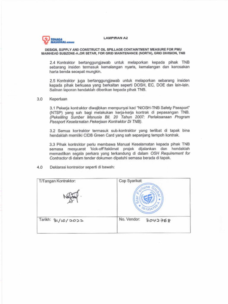 Lampiran A2 - Keperluan Msafe-2 | PDF