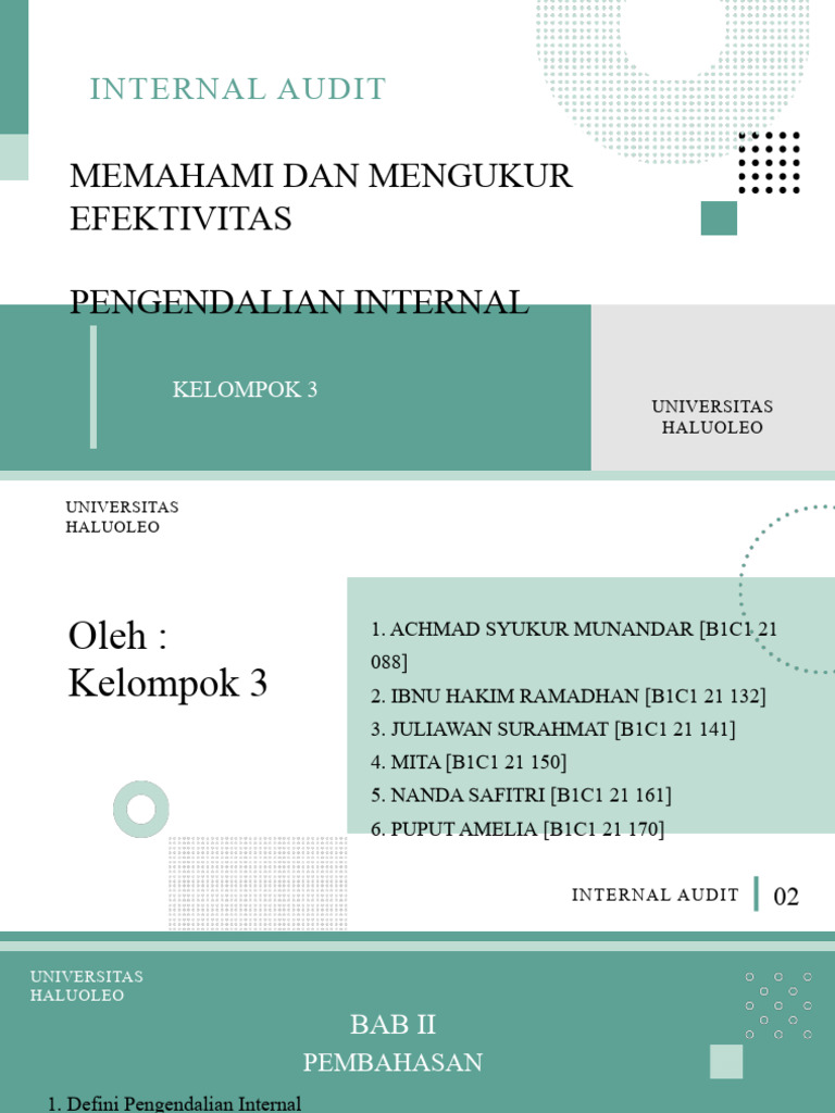 Internal Audit Kel3 | PDF