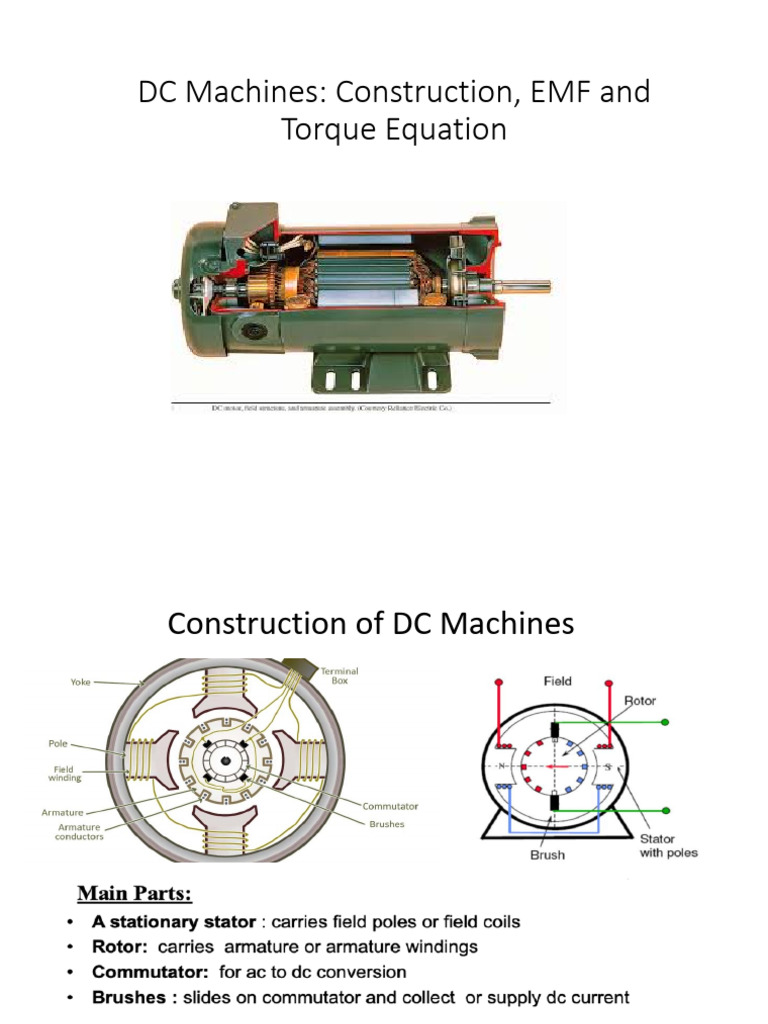 Lecture 2 DC Machines | PDF | Electrical Engineering | Electromagnetism
