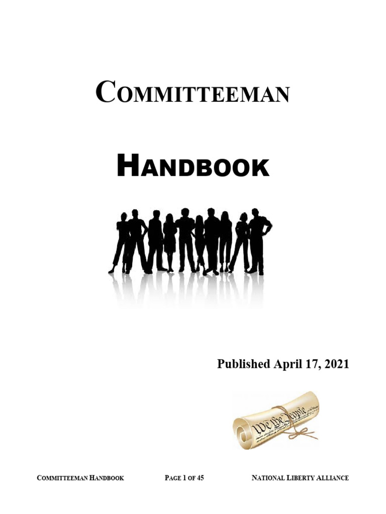Committeeman Handbook 4 24 21 | PDF | Primary Election | Elections