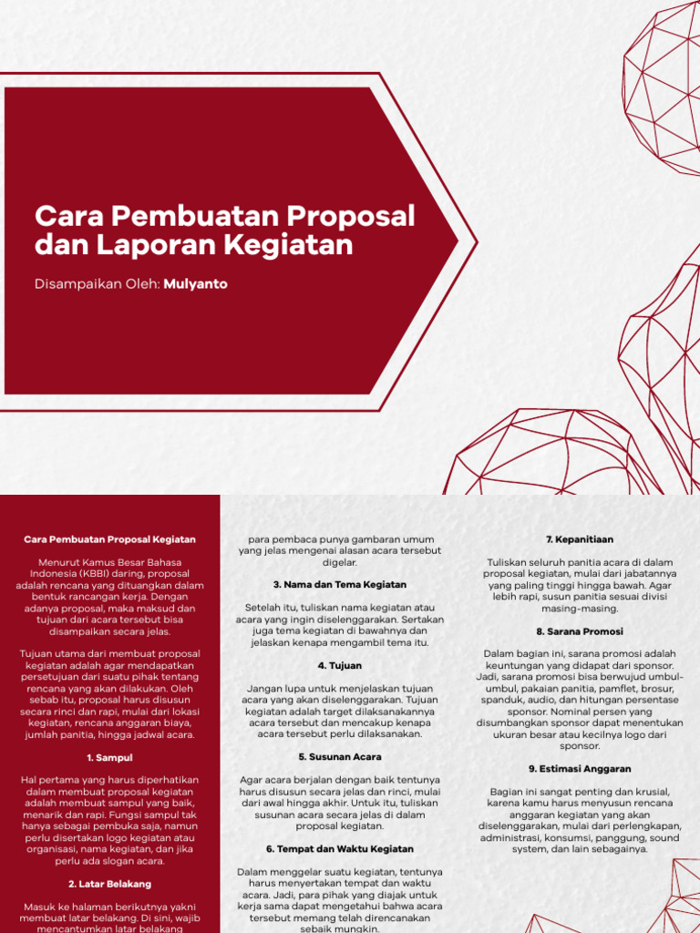 Panduan Lengkap Membuat Proposal Kegiatan | PDF | Bisnis