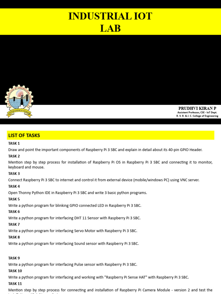 CO 362 - Industrial IoT - Lab | PDF | Arduino | Boolean Data Type