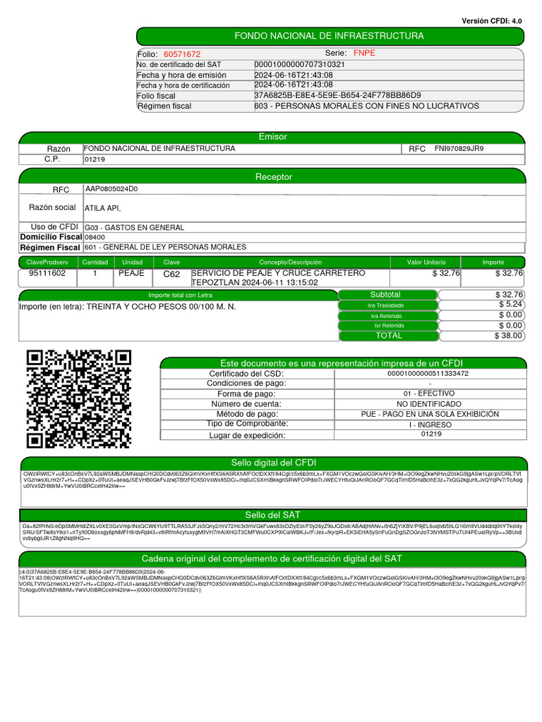 Fondo Nacional de Infraestructura: 60571672 Fnpe | PDF
