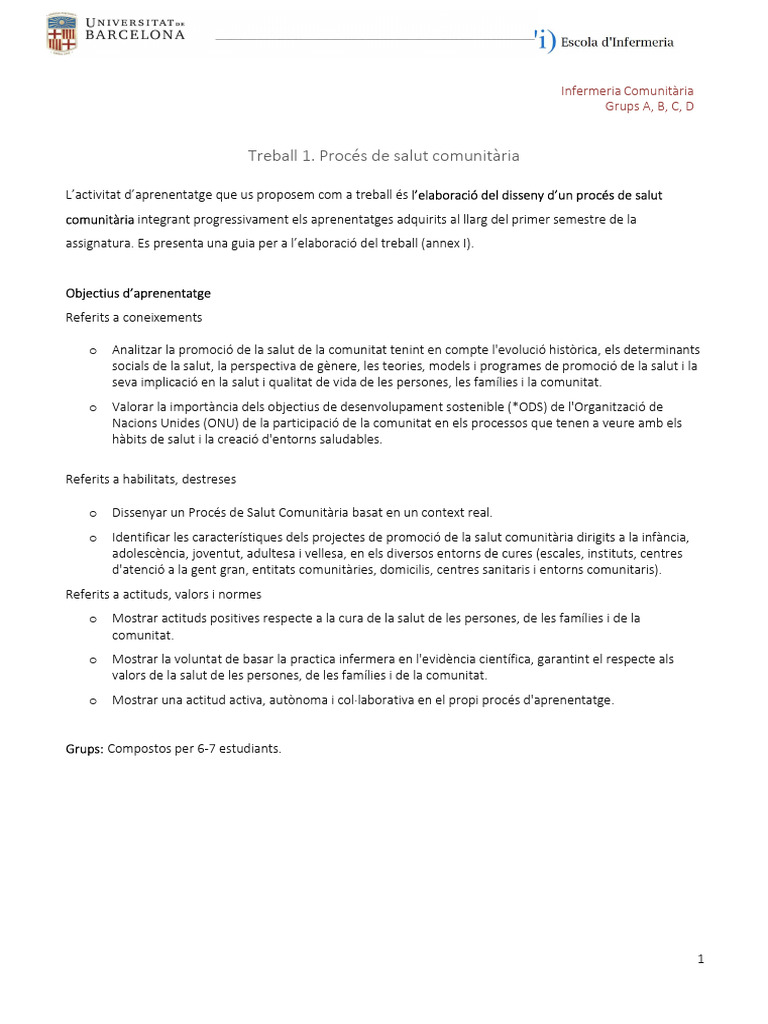 Enunciat de La Tasca | PDF