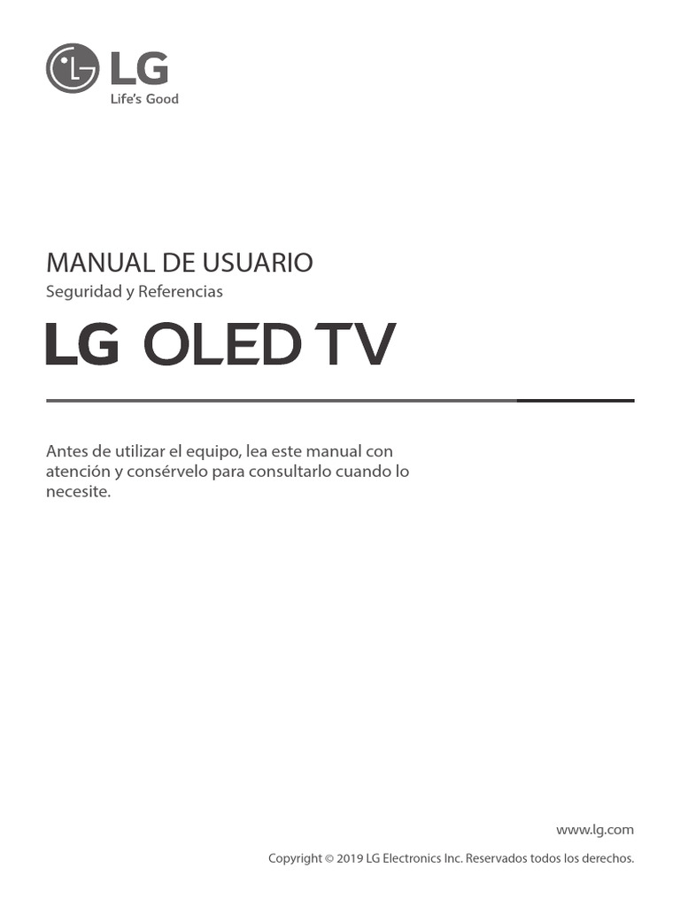 Manual LG Oled TV | PDF | Televisión | Control remoto
