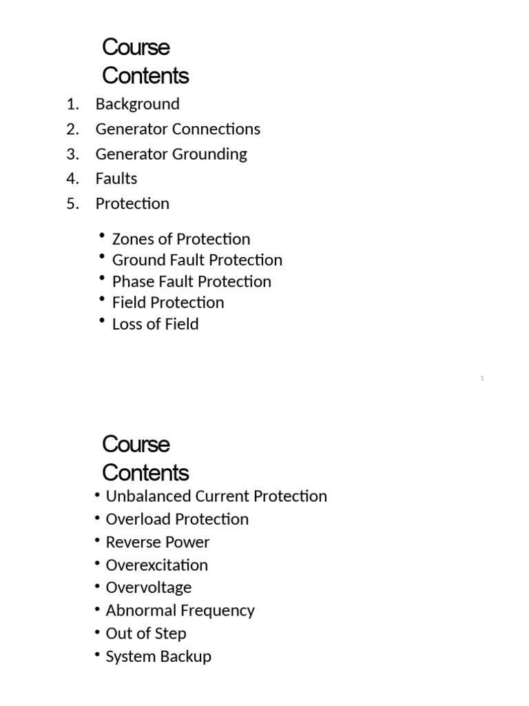 Fundamentals of Generator Protection | PDF | Electric Generator ...