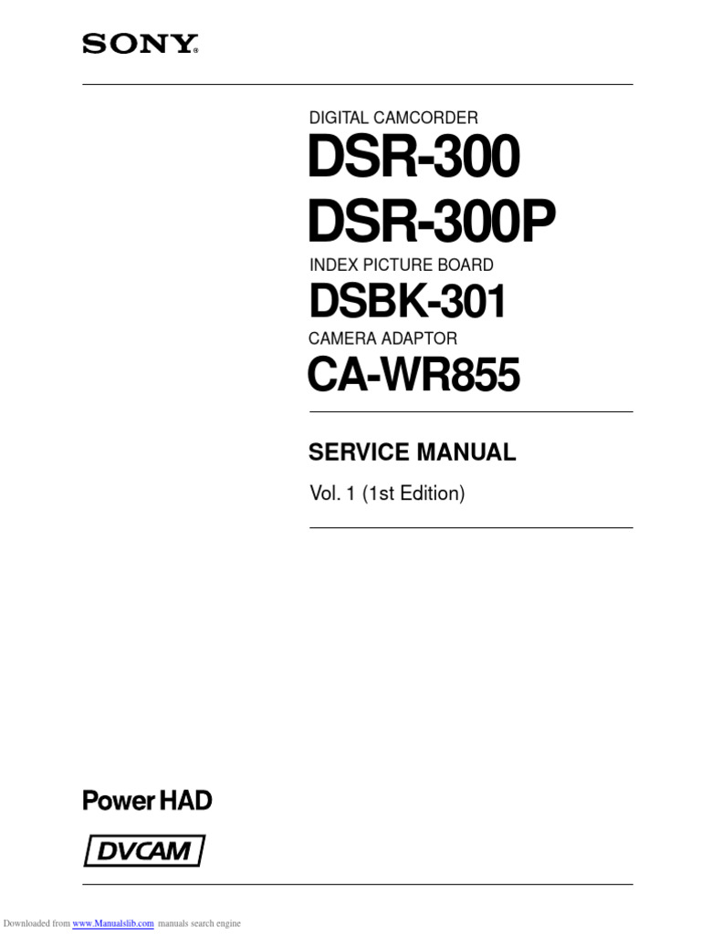 DSR 300 | PDF | Electromagnetic Interference | Camera
