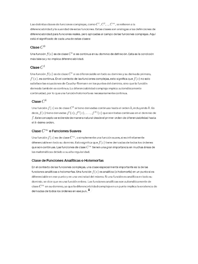 Tipos de Funciones Complejas | PDF