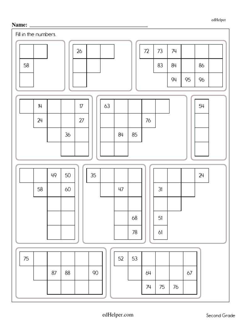 Second Grade Math and Critical Thinking Worksheets | PDF