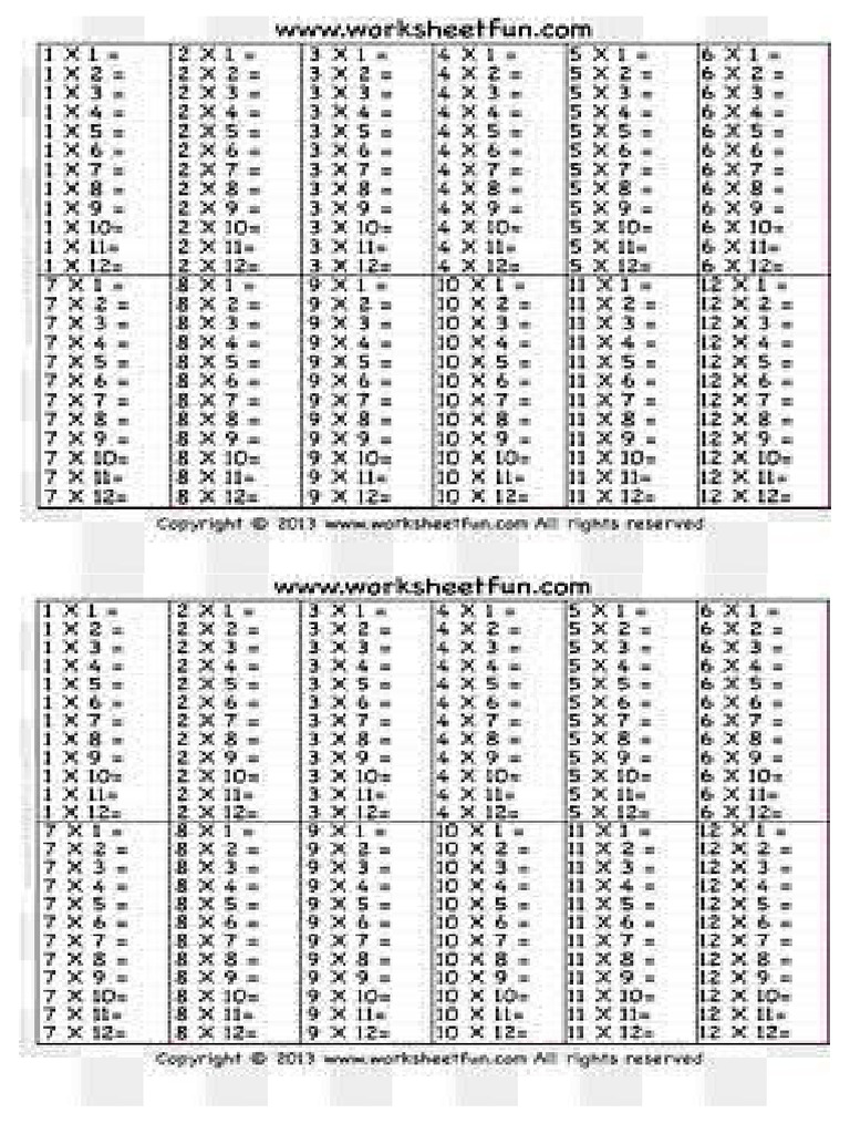 Perkalian Print | PDF