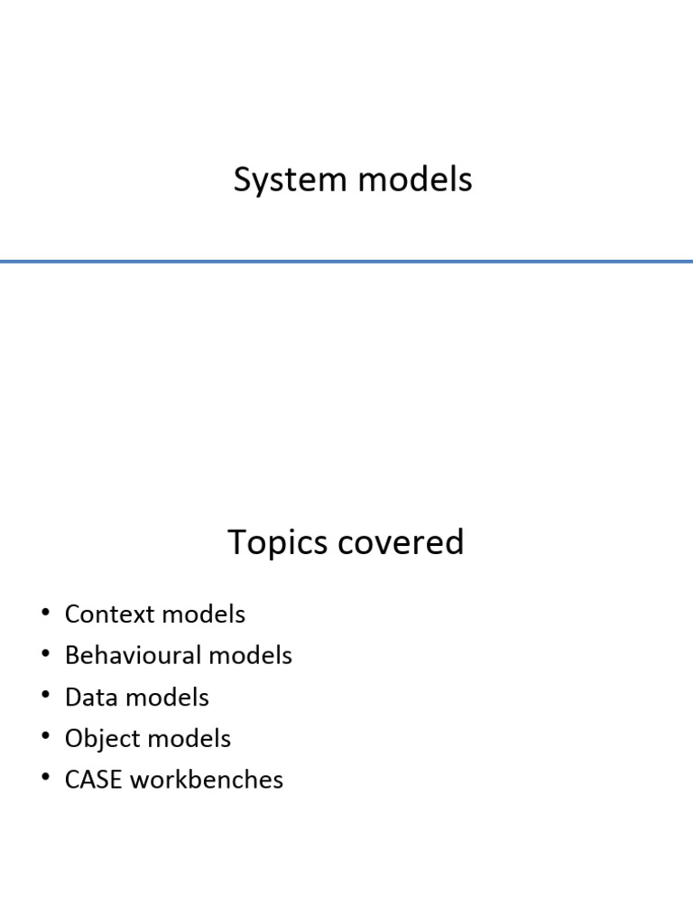03.3 Ch8 System Models Segment 4 | PDF | Class (Computer Programming) | Object (Computer Science)