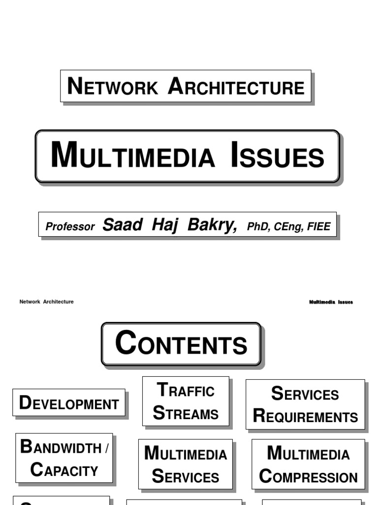 Basic Multimedia Issues | PDF