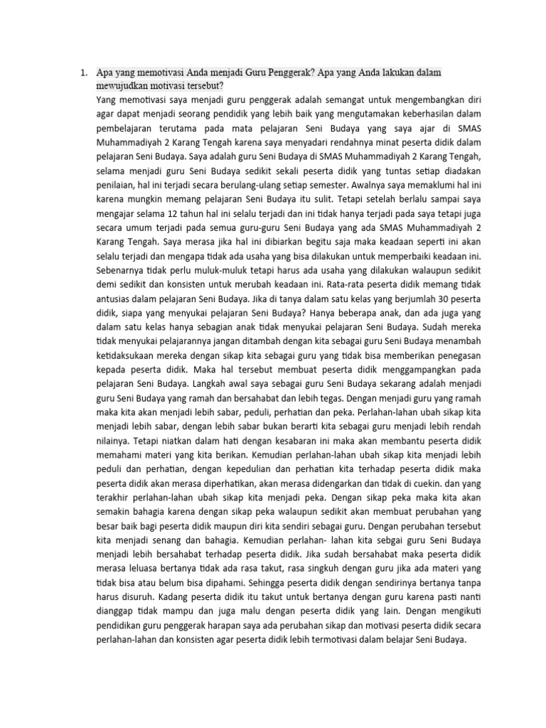 Essai CGP | PDF | Karier & Perkembangan | Ilmu Sosial