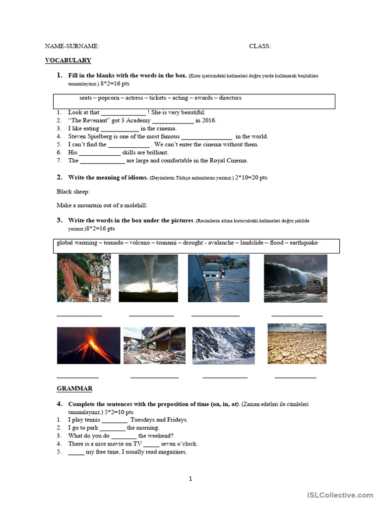 Grade 9 Exam | PDF | Linguistics