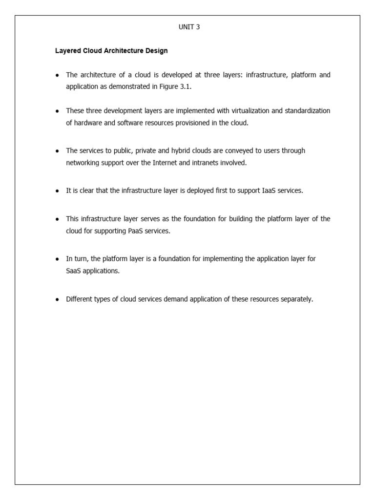 Cloud Computing Unit 3 Pdf Cloud Computing Software As A Service