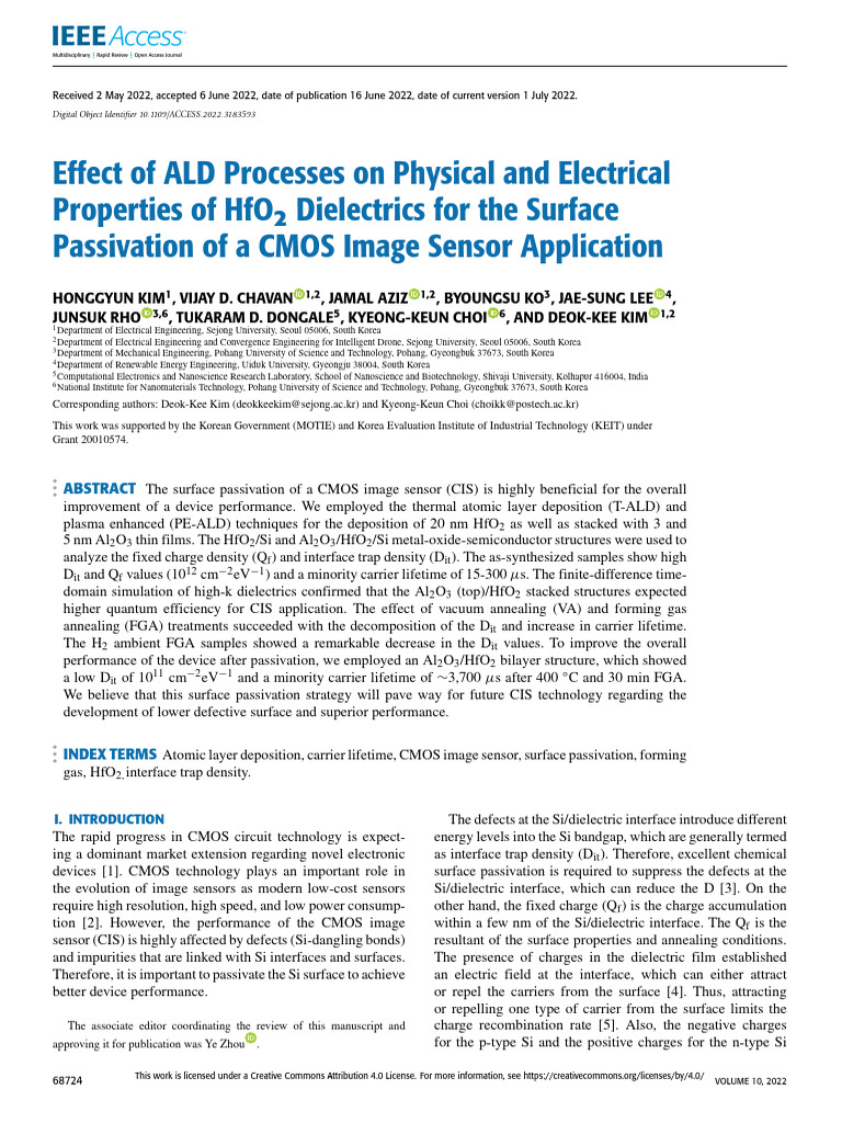 Effect of ALD Processes On Physical and Electrical Properties of HfO2 ...