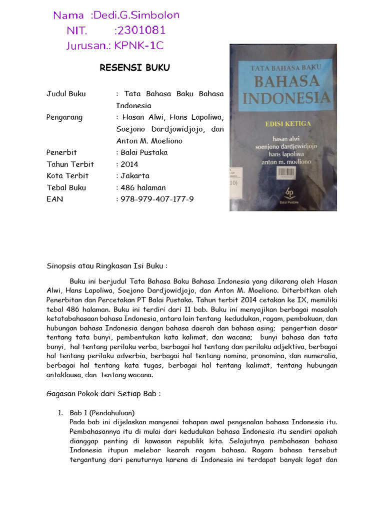 Resensi-Buku Dedi | PDF