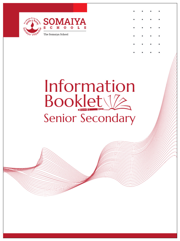1) Information Boolet - SR Sec Students' 2024-25 | PDF | Science ...