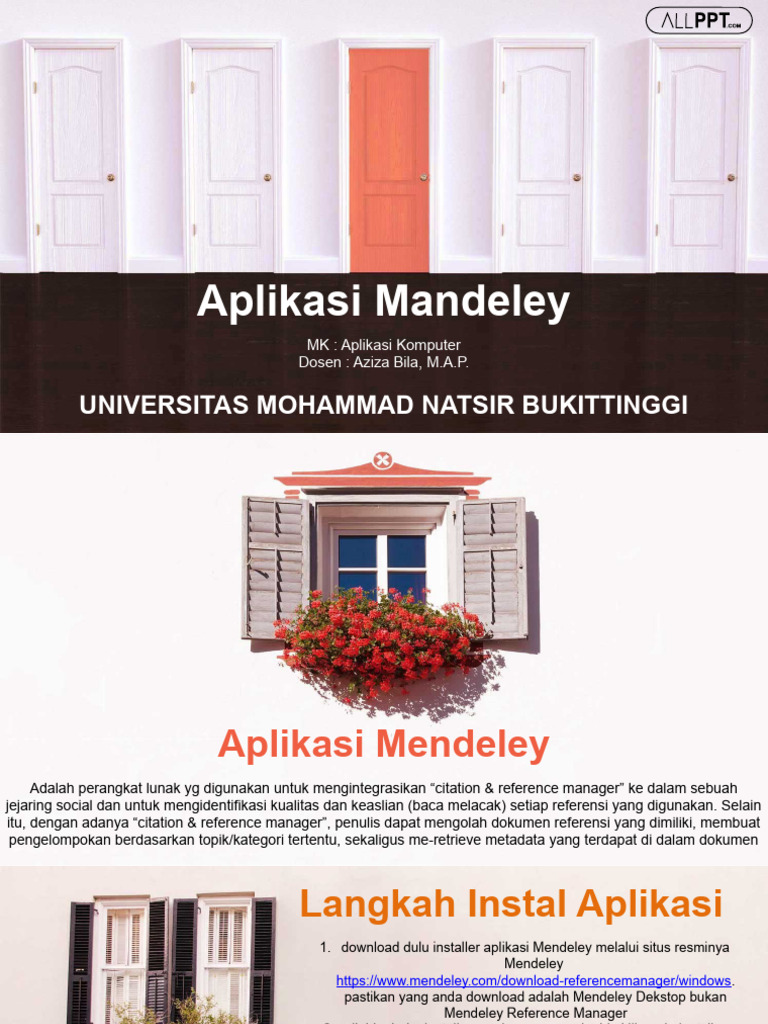 Pertemuan 10 Mandeley | PDF