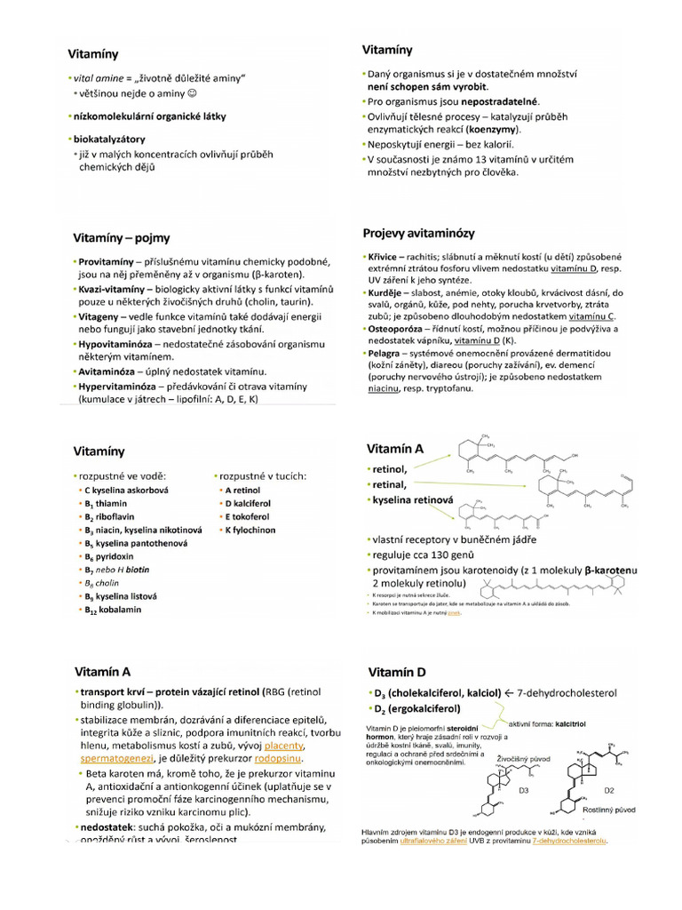Vitamíny | PDF