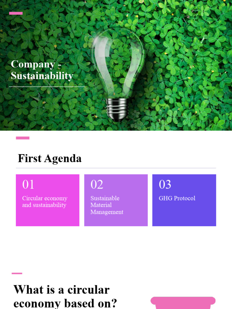 Circular Business and GHG Protocols Beginner Presentation | PDF ...