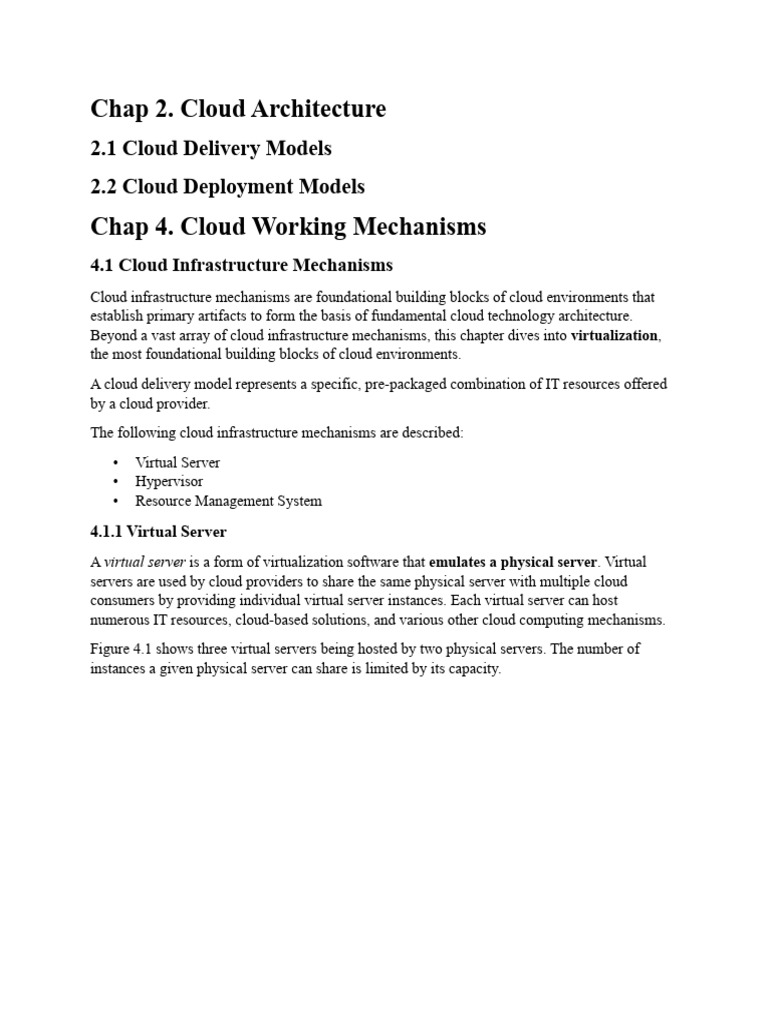 Cloud Working Mechanism | PDF | Virtualization | Virtual Machine