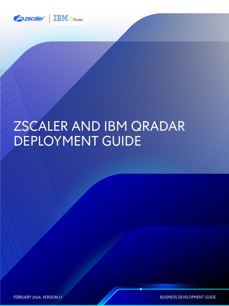 Zscaler IBM QRadar Deployment Guide FINAL | PDF | Cloud Computing | Command Line Interface