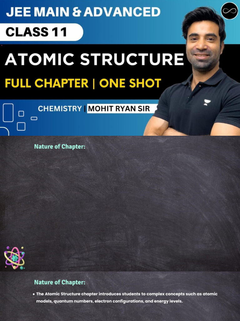 Atomic Structure Class 11 1 | PDF