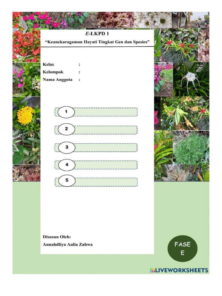 LKPD Tingkat Gen, Jenis Dan Ek | PDF