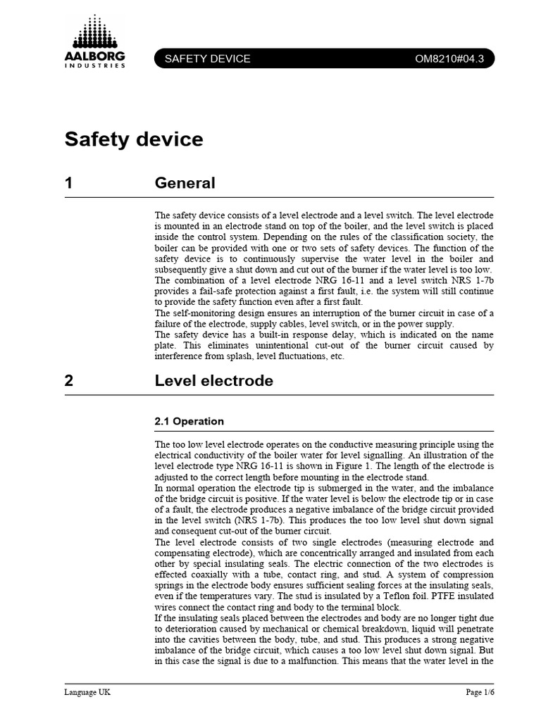 Feed Water Pump Manual 1 | PDF | Screw | Switch